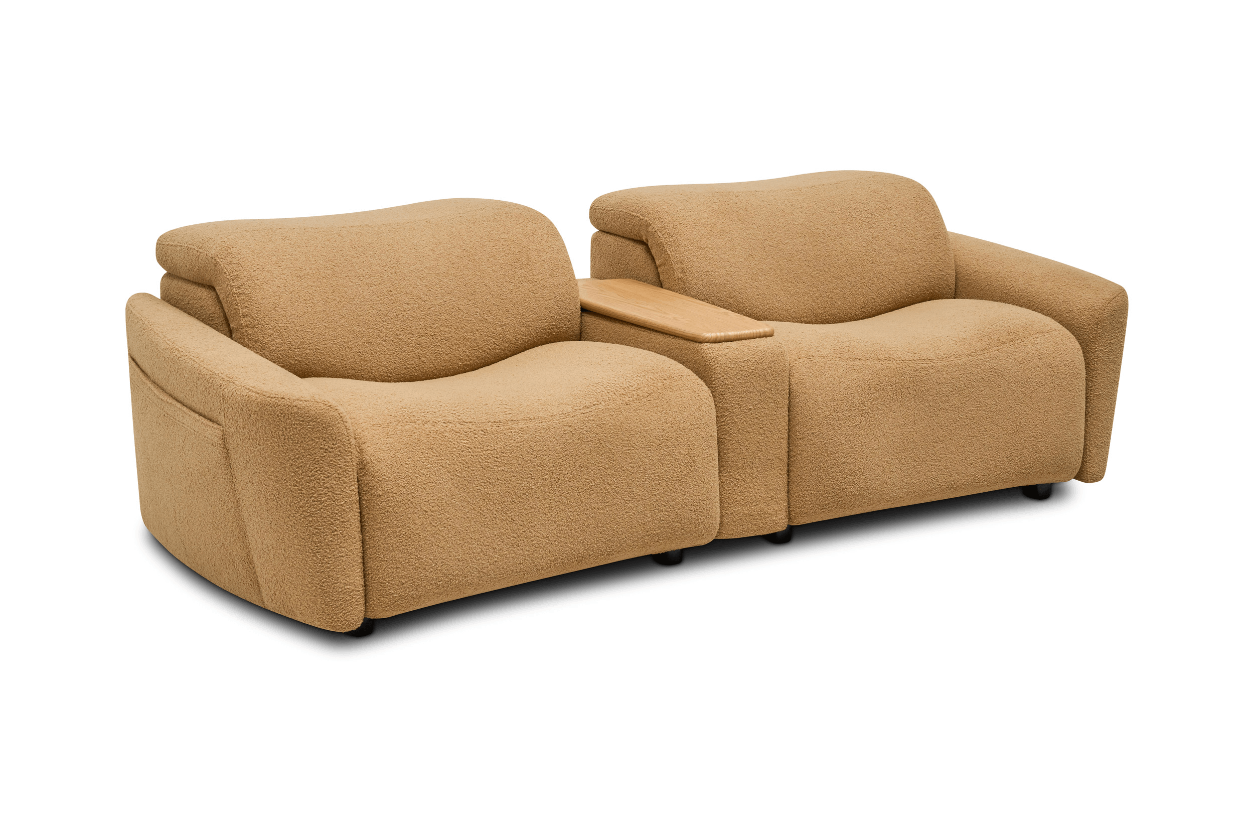 King Cinema Classic 2.5 Seater Recliner with Extra Wide Seats, Media ...