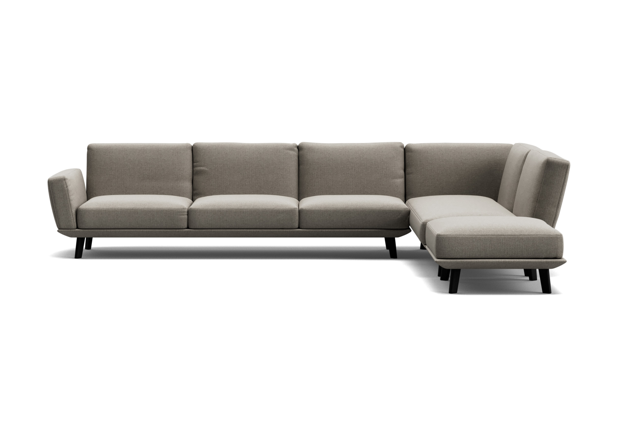 Neo Modular Sofa with Chaise and Ottoman