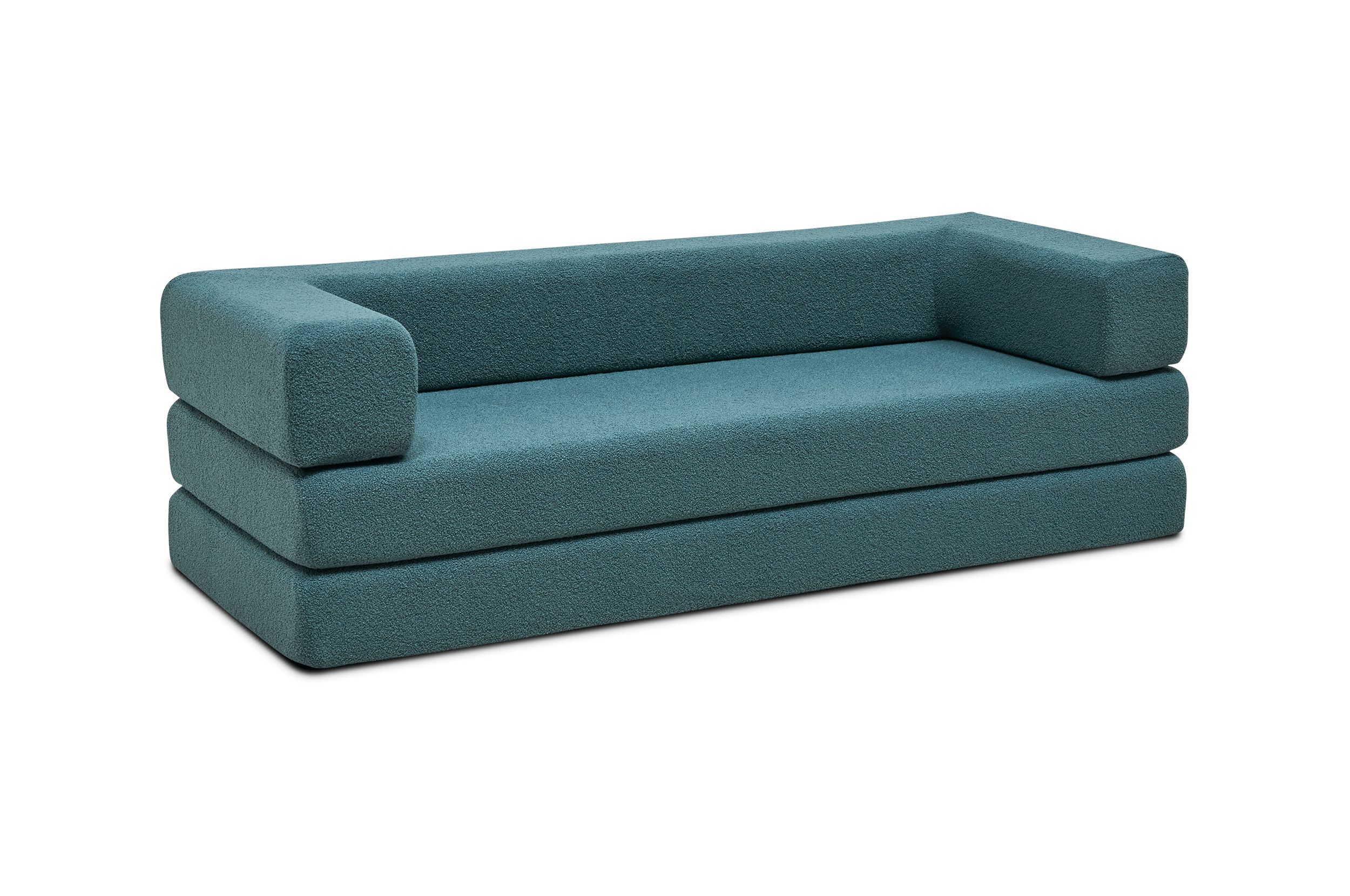 KING Sofa Bed – Ocean Blue Fabric