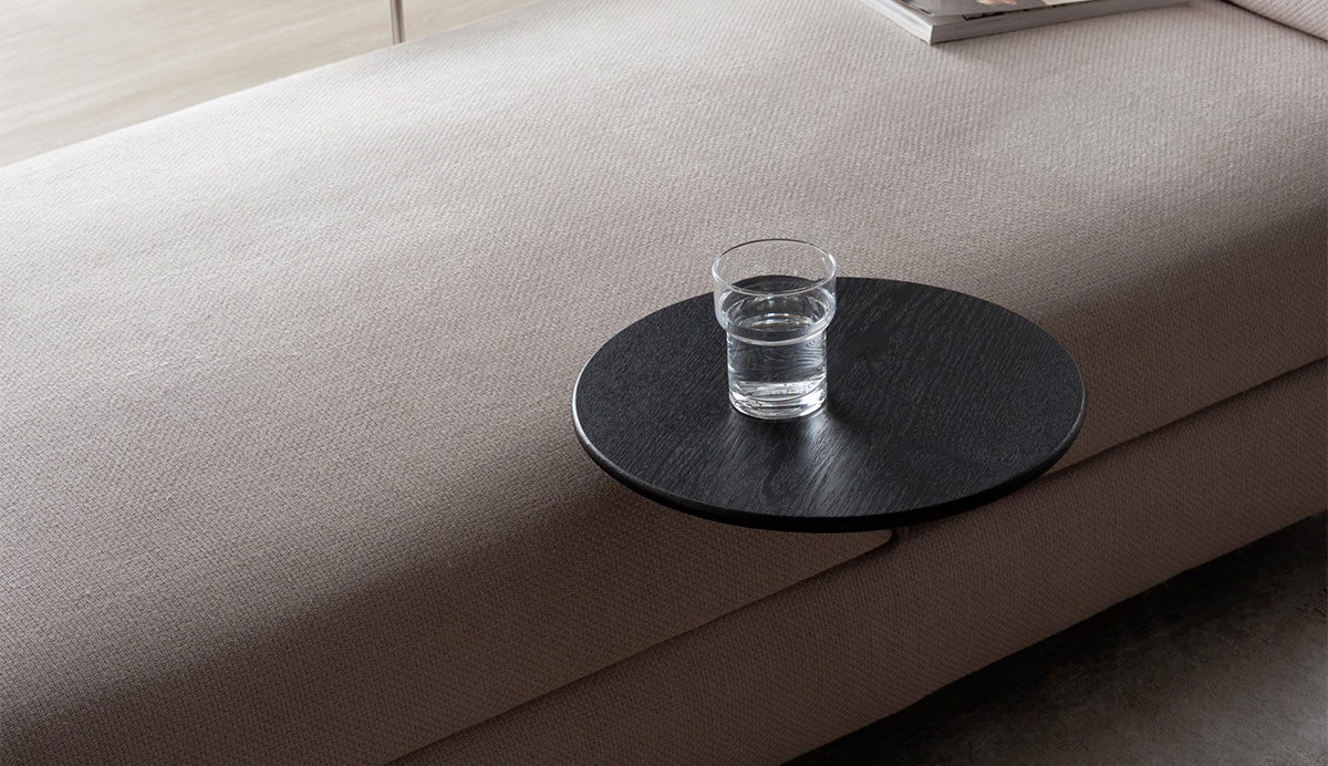 Delta Round Platform Table - Timber - King Living